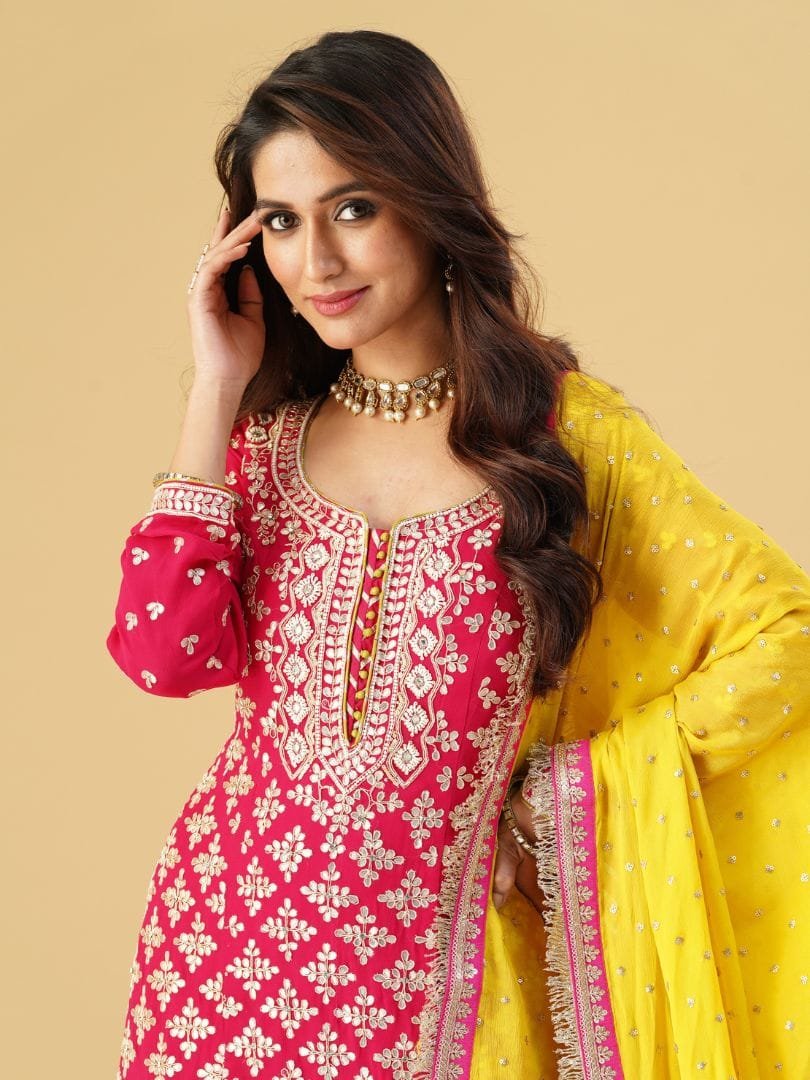 Buy Multi Colour Gharara Set - Kenzo
